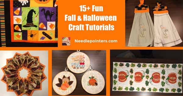 20+ Fall & Halloween DIY Craft Ideas by Needlepointers.com ...