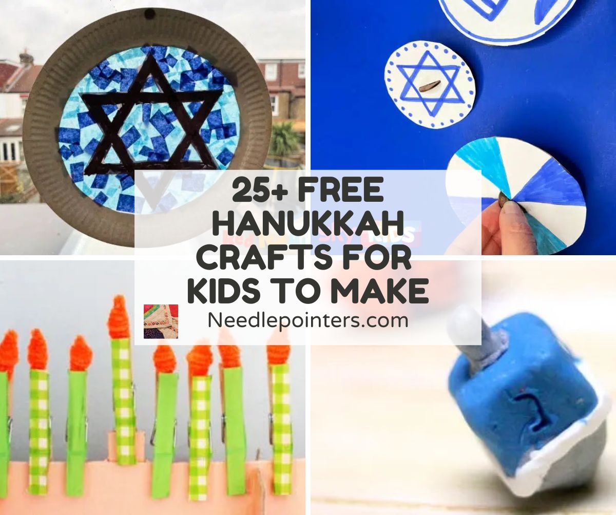 Over 25 Hanukkah Crafts for Kids | Needlepointers.com