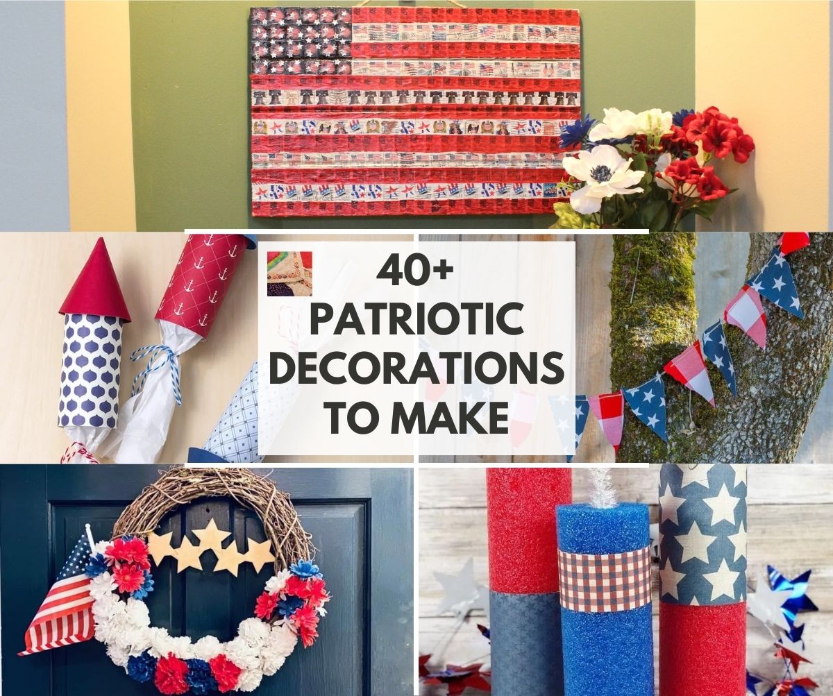 Patriotic Decorations: Memorial Day Crafts and 4th of July Arts and ...